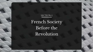 French Society Before Revolution.FR