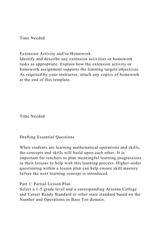 Section 1 Lesson PreparationTeacher Candidate Name Gra.docx