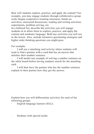 Section 1 Lesson PreparationTeacher Candidate Name Gra.docx