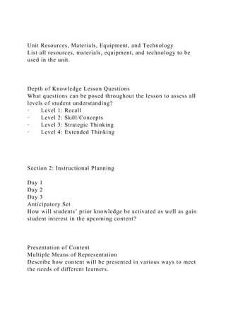 Section 1 Lesson PreparationTeacher Candidate NameGrade Leve.docx