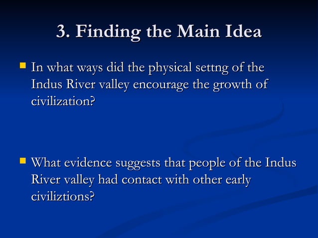 Review Indus River Valley | PPT