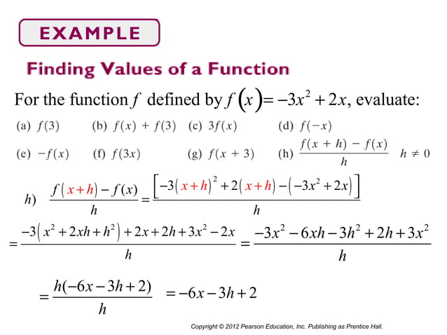 Section 2.1 functions | PPT