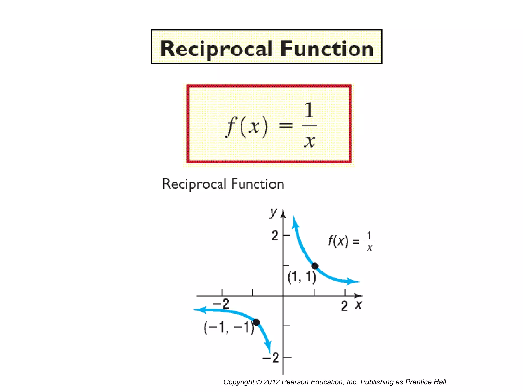 Section 2.4 library of functions; piecewise defined function | PPT ...