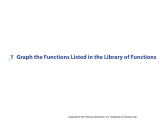 Section 2.4 library of functions; piecewise defined function | PPT | Physics | Science
