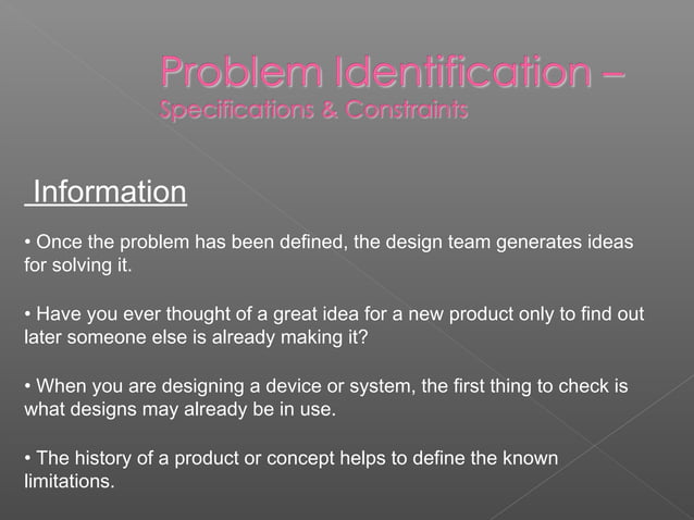 problem identification | PPT