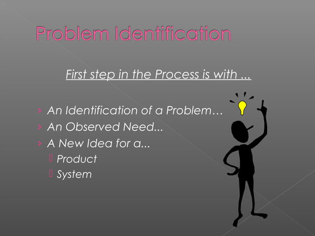 problem identification | PPT