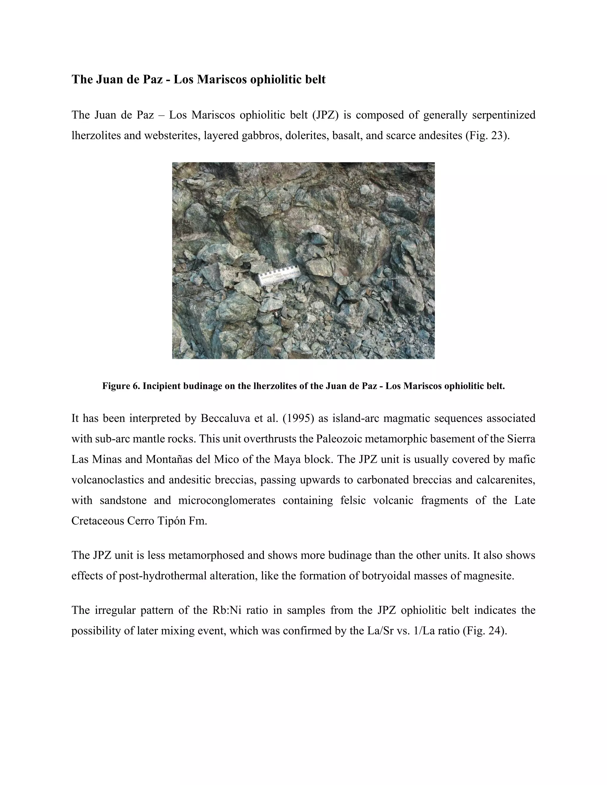Geological and Geochemical Evolution of Guatemala's Ophiolitic Belts ...
