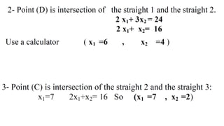 Section 2 :Linear Programming: Graphical method | PDF