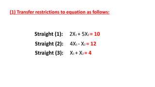 Section 2 :Linear Programming: Graphical method | PDF