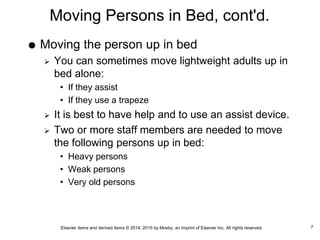 Section 2 assisting with moving and transfers | PPTX