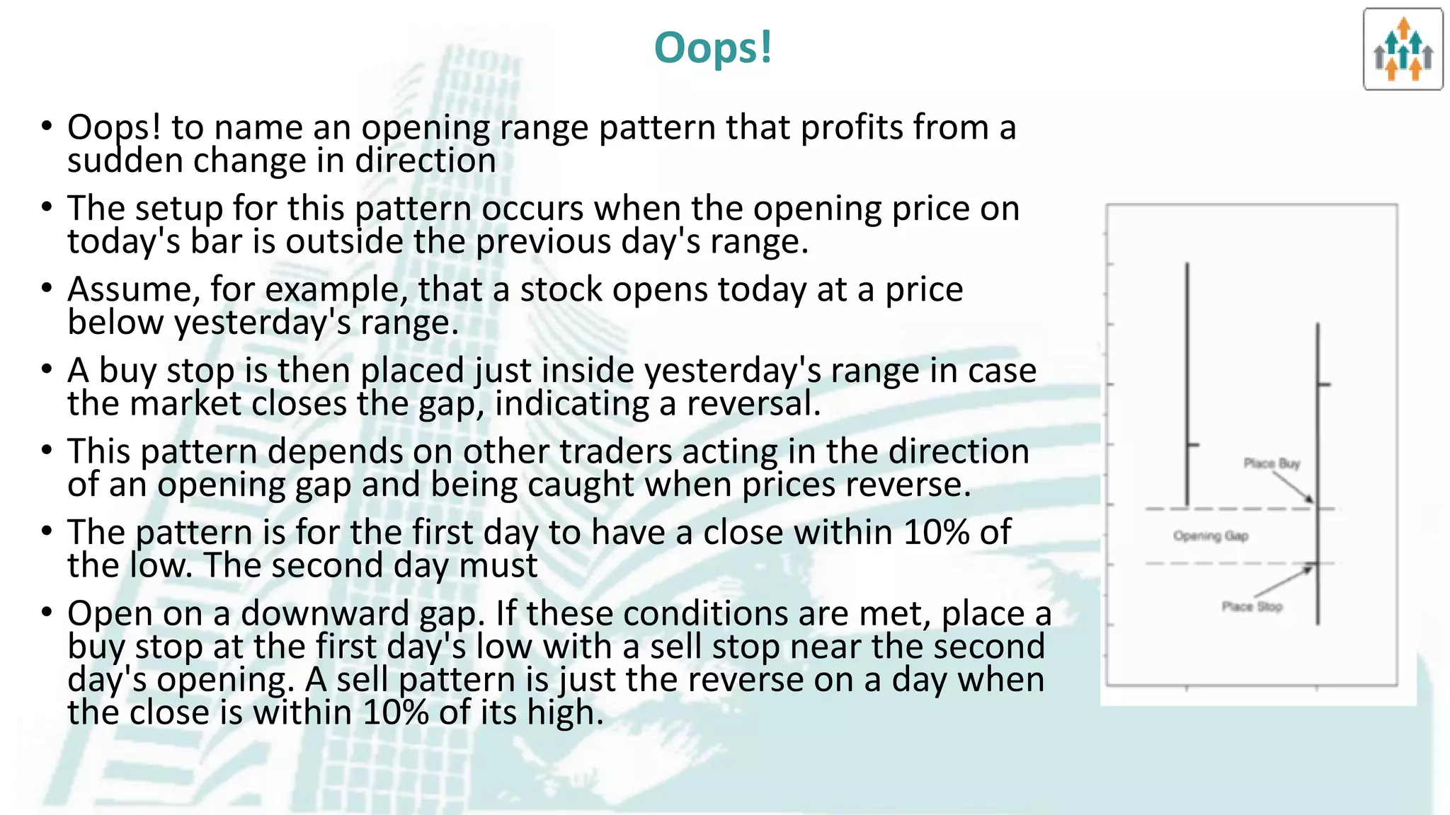 Section 2 - Chapter 9 Part II - Short Tem Pattern - Bar Chart Reversal ...