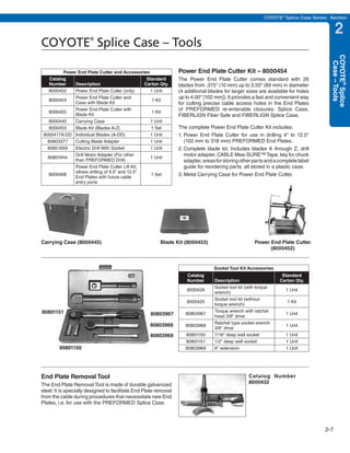Section 2 - COYOTE Splice Case Series | PDF