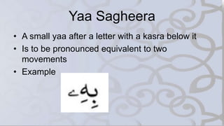 Section 2 - Lesson 3 - Diacritical Marks - Sagheera Vowels.pptx