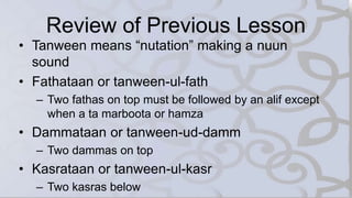 Section 2 - Lesson 3 - Diacritical Marks - Sagheera Vowels.pptx
