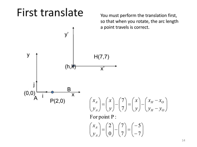 Section 2 part 1 coordinate transformation | PPTX