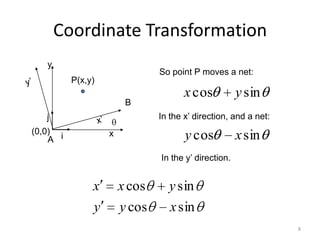 Section 2 part 1 coordinate transformation | PPTX
