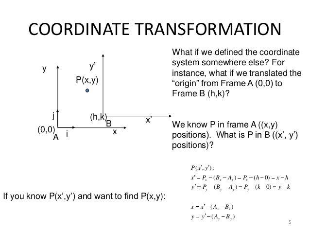 Section 2 Part 1 Coordinate Transformation