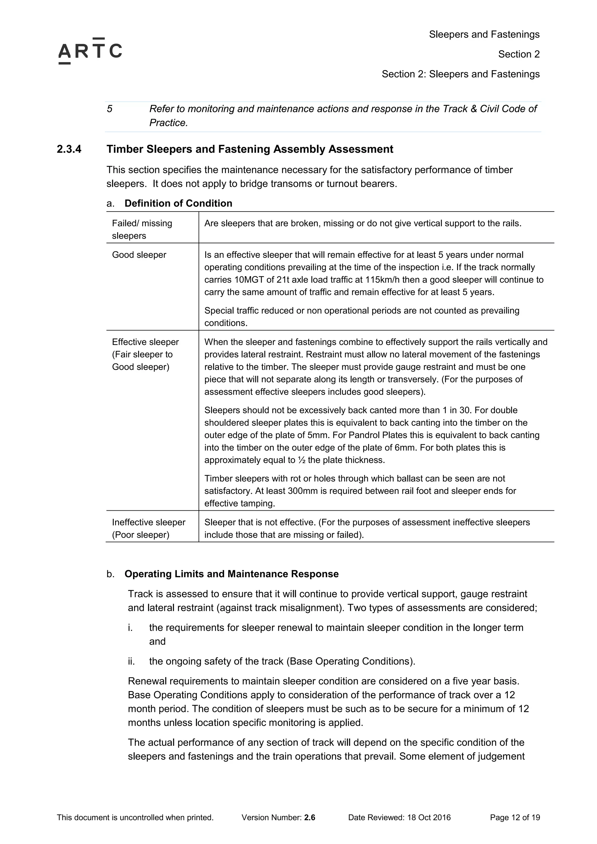Section 2 sleepers and fastenings | PDF