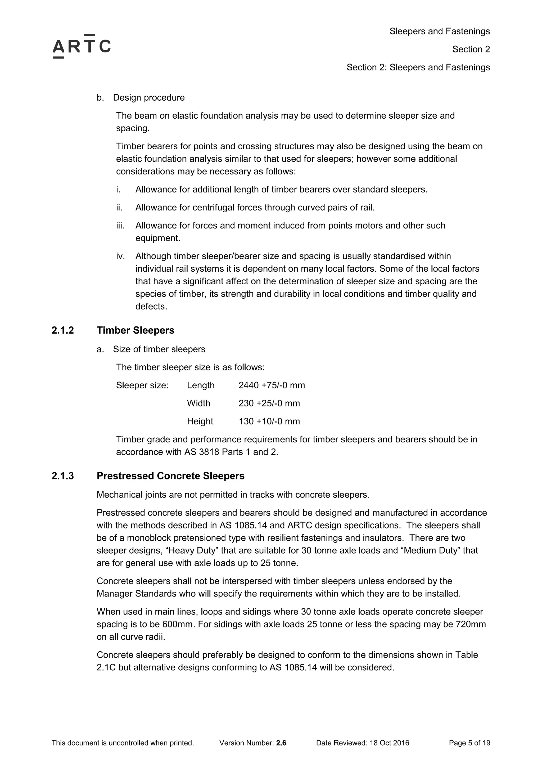 Section 2 sleepers and fastenings | PDF
