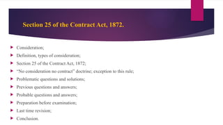 Section 25 of the Contract Act, 1872.pptx By Judge Nazmul Hasan. | PPTX