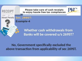 Section 269ST with examples | PPTX