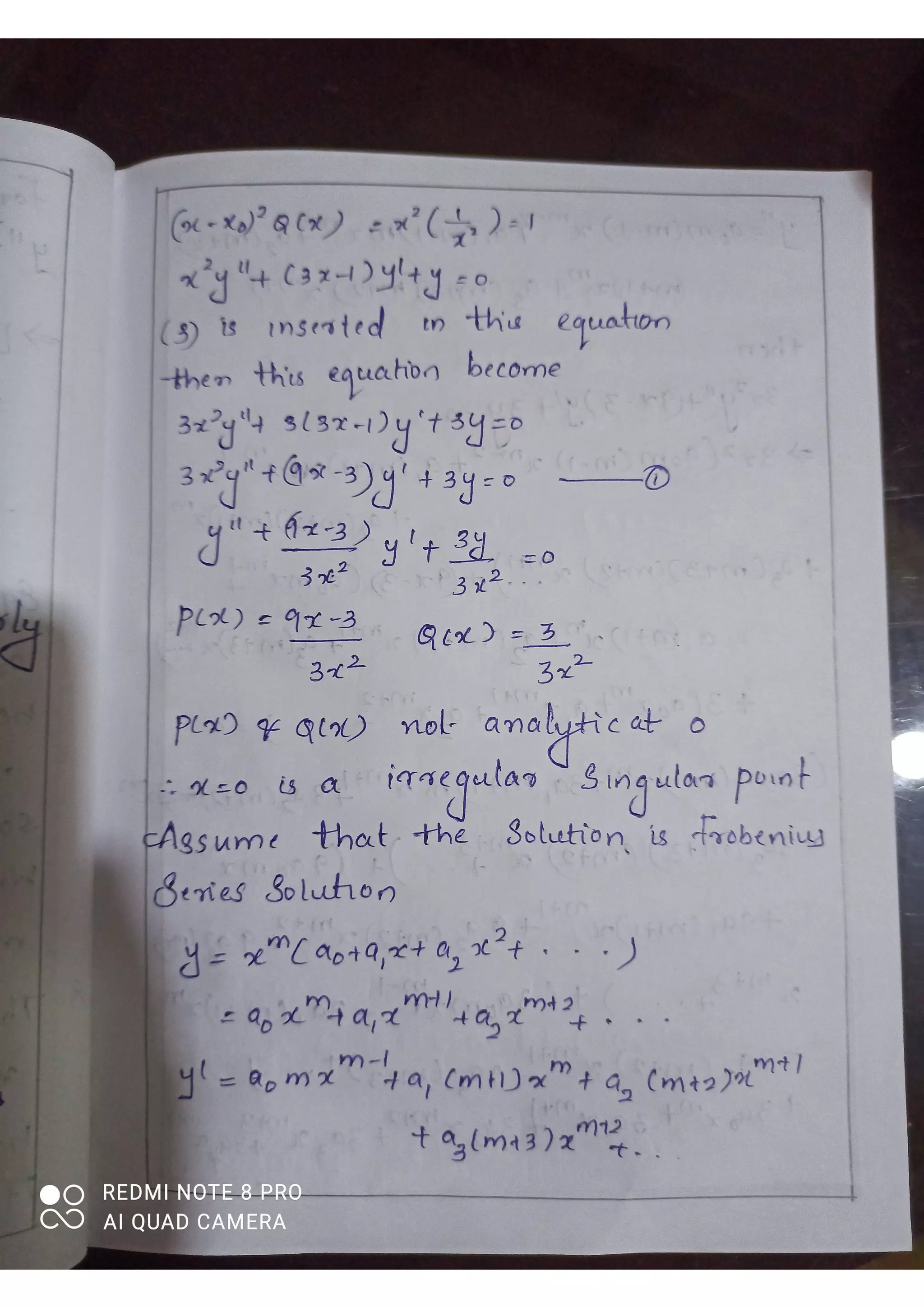 Section 28- Regular singular points solution | PDF