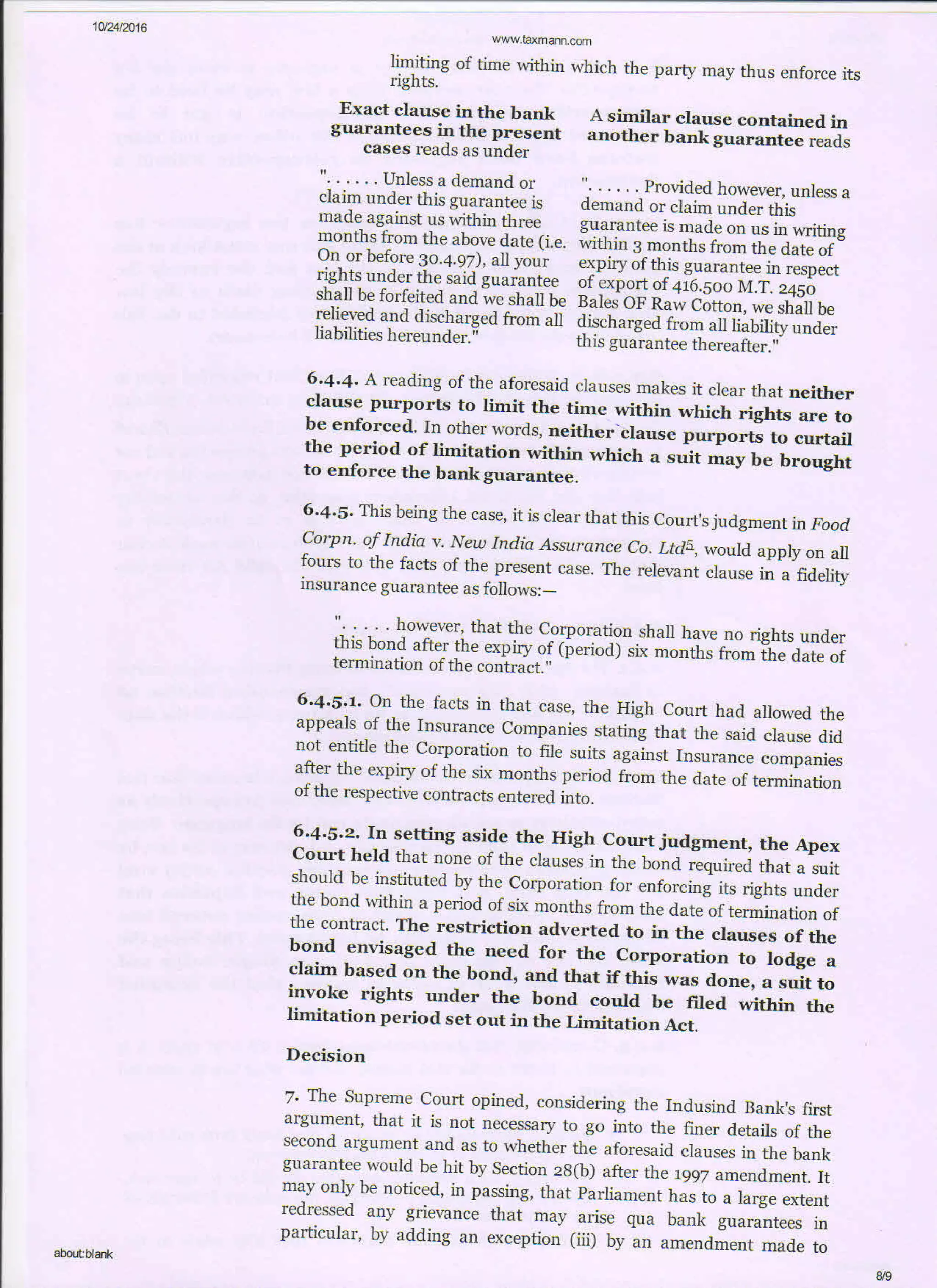 Section 28 of the contract act | PDF