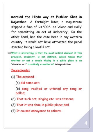 Section 294 INDIAN PENAL CODE | PDF