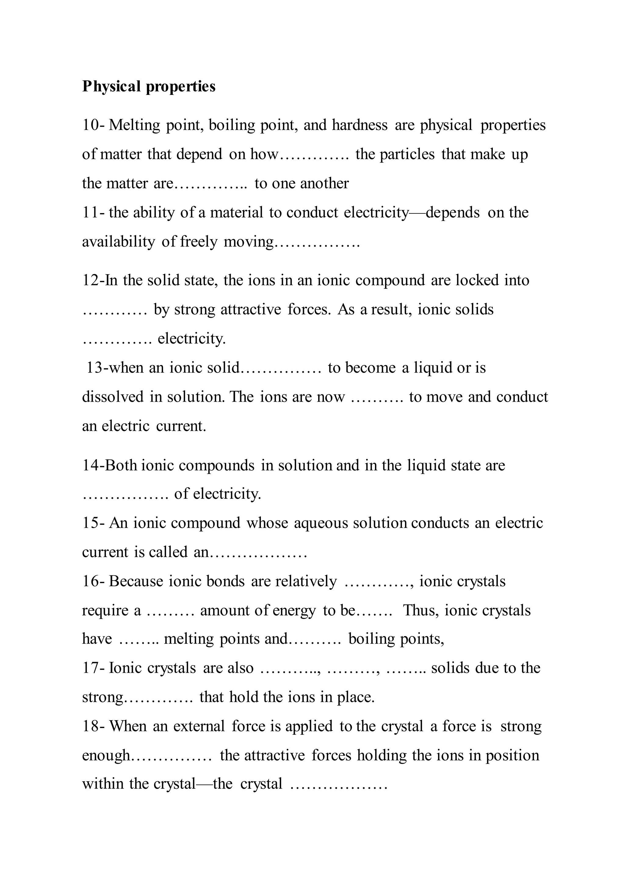 Section 2 ionic bonds and ionic compounds | DOCX