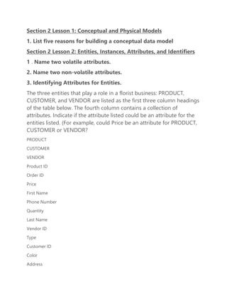 Section 2 Lesson 1- Conceptual and Physical Models 1- List five reaso.docx