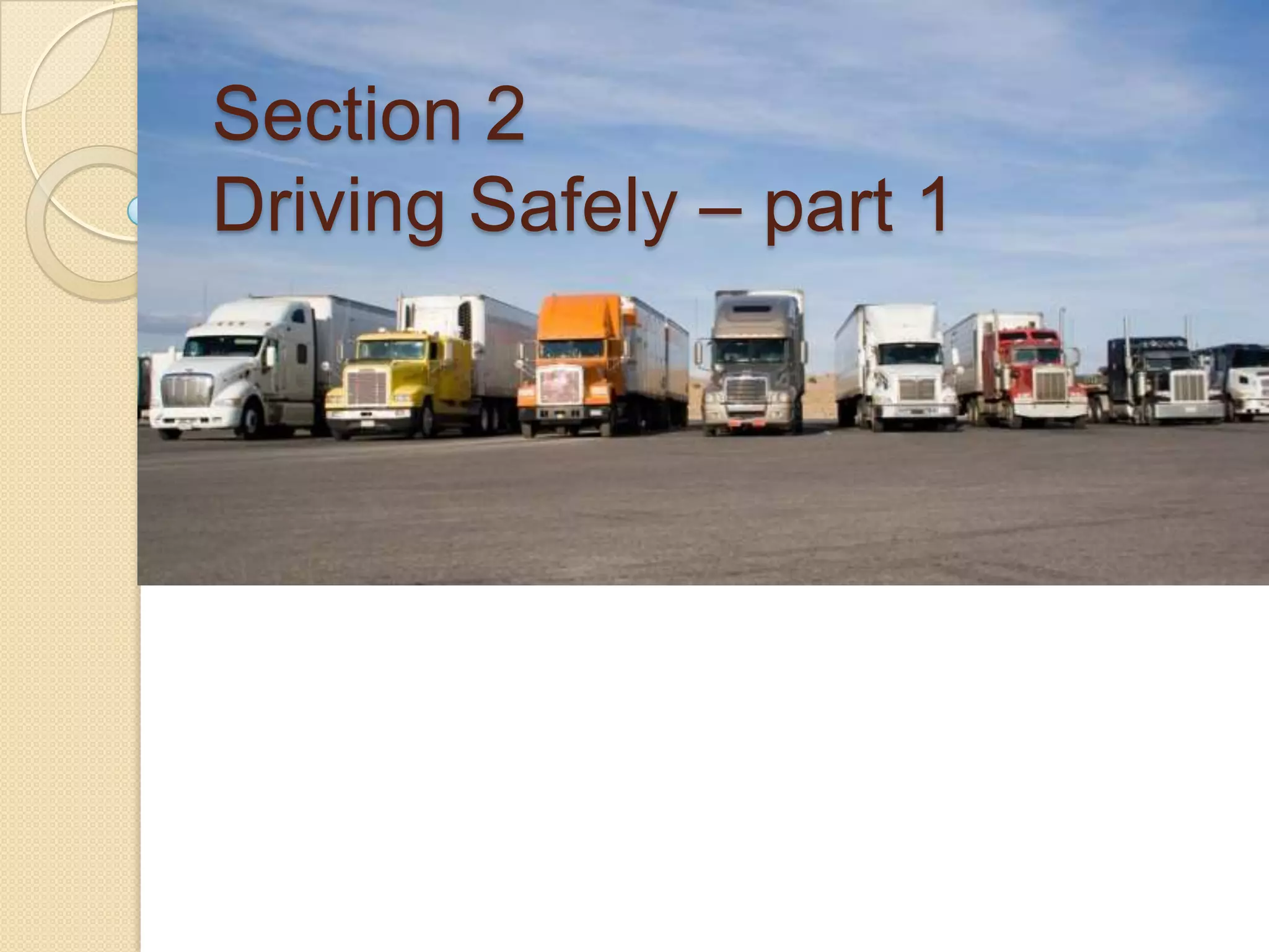 Commercial Driver License - part 2a | PPTX