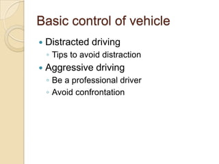 Commercial Driver License - part 2a | PPTX