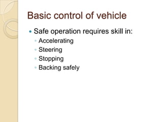 Commercial Driver License - part 2a | PPTX