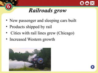 Ch. 14, Section 2- Rise of Railroads | PPT