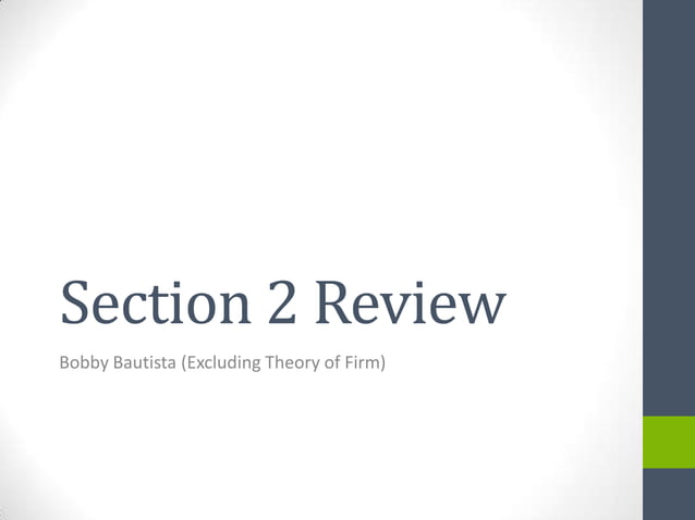 Section 2 review | PPT