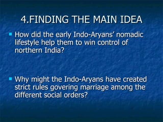 Indo Aryan Migrants | PPT