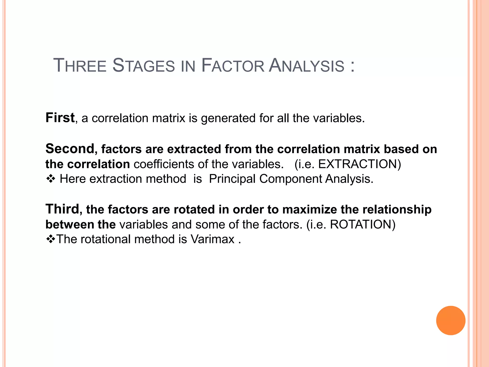 Factor Analysis with an Example | PPTX