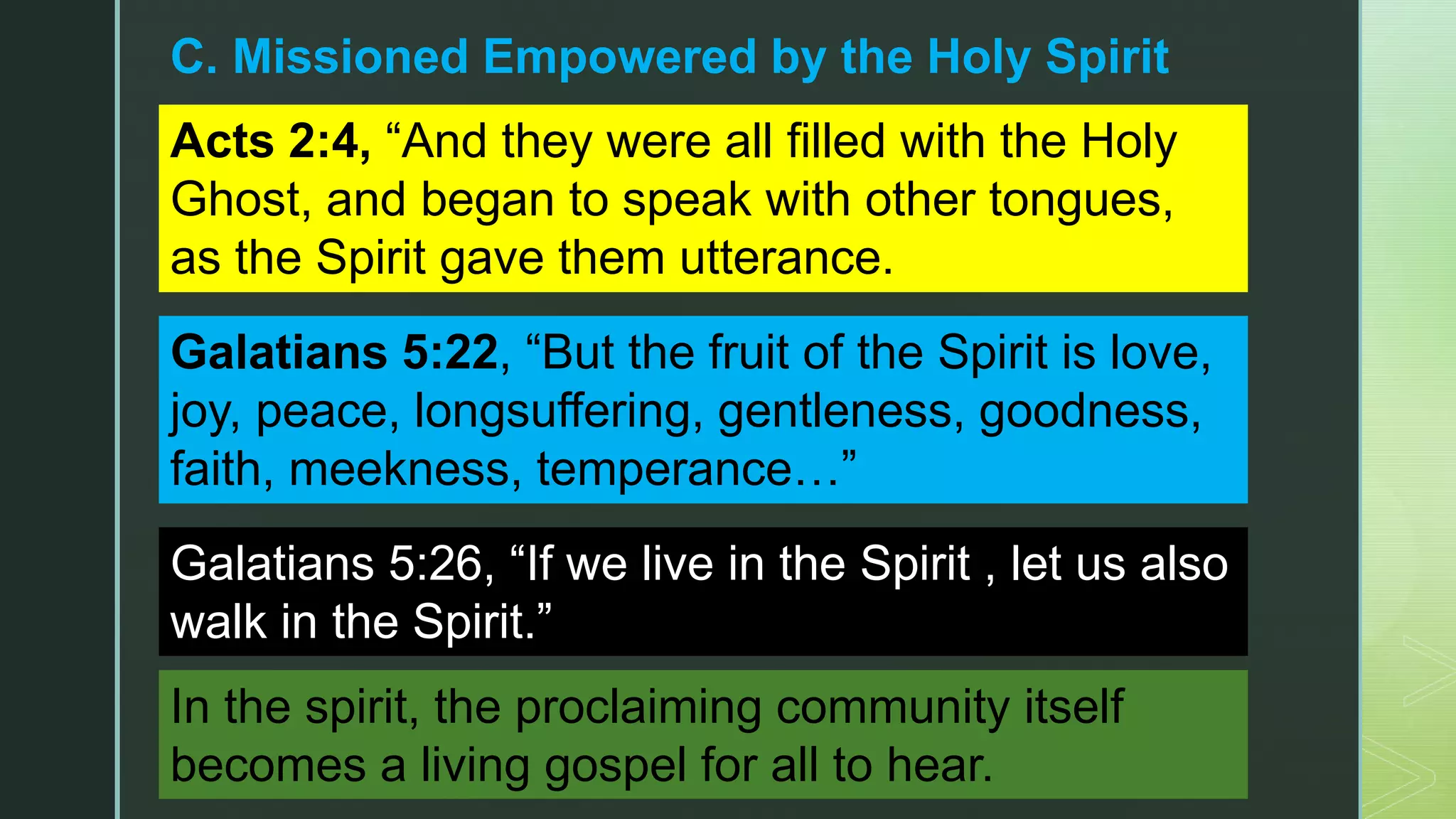 Mission of the Church | PPTX