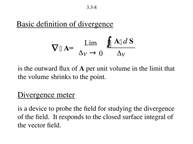 Curl and Divergence Theorems of a Vector.ppt | Physics | Science