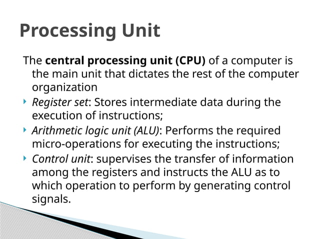 Basic Computer Architecture slides num.3 | PPT