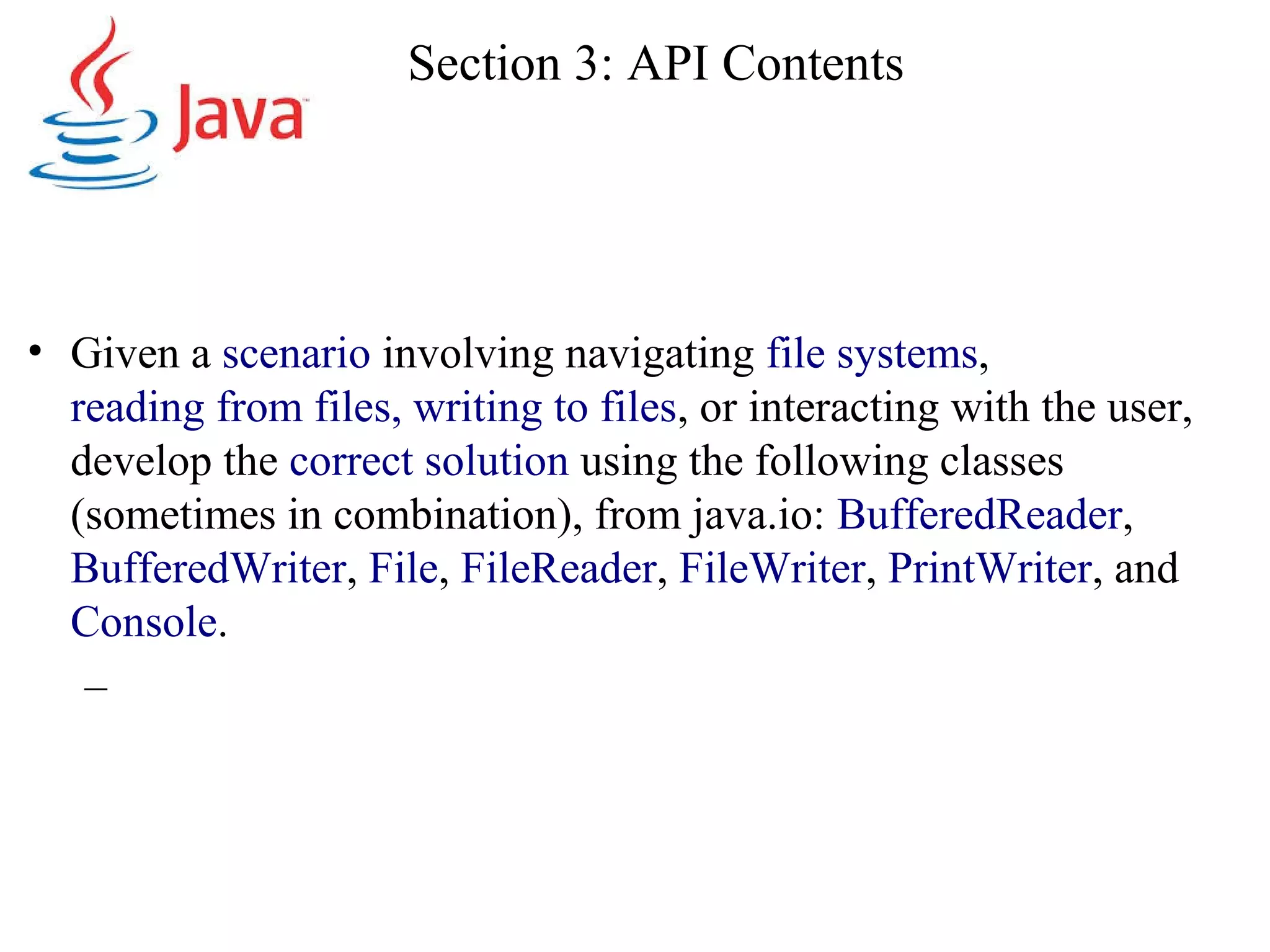 Section 3 api contents | PDF