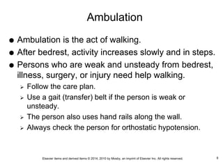 Section 3 assisting with exercise and activity (1) | PPTX