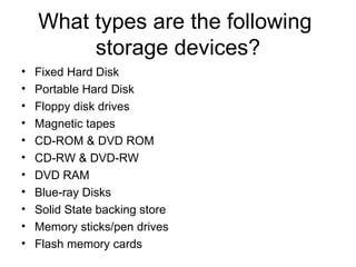 iGCSE Theory Unit 3 - backing up data | PPT