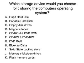 iGCSE Theory Unit 3 - backing up data | PPT