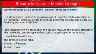 Section 3 - Chapter 18 Part I - Market Breadth Indicators | PPT
