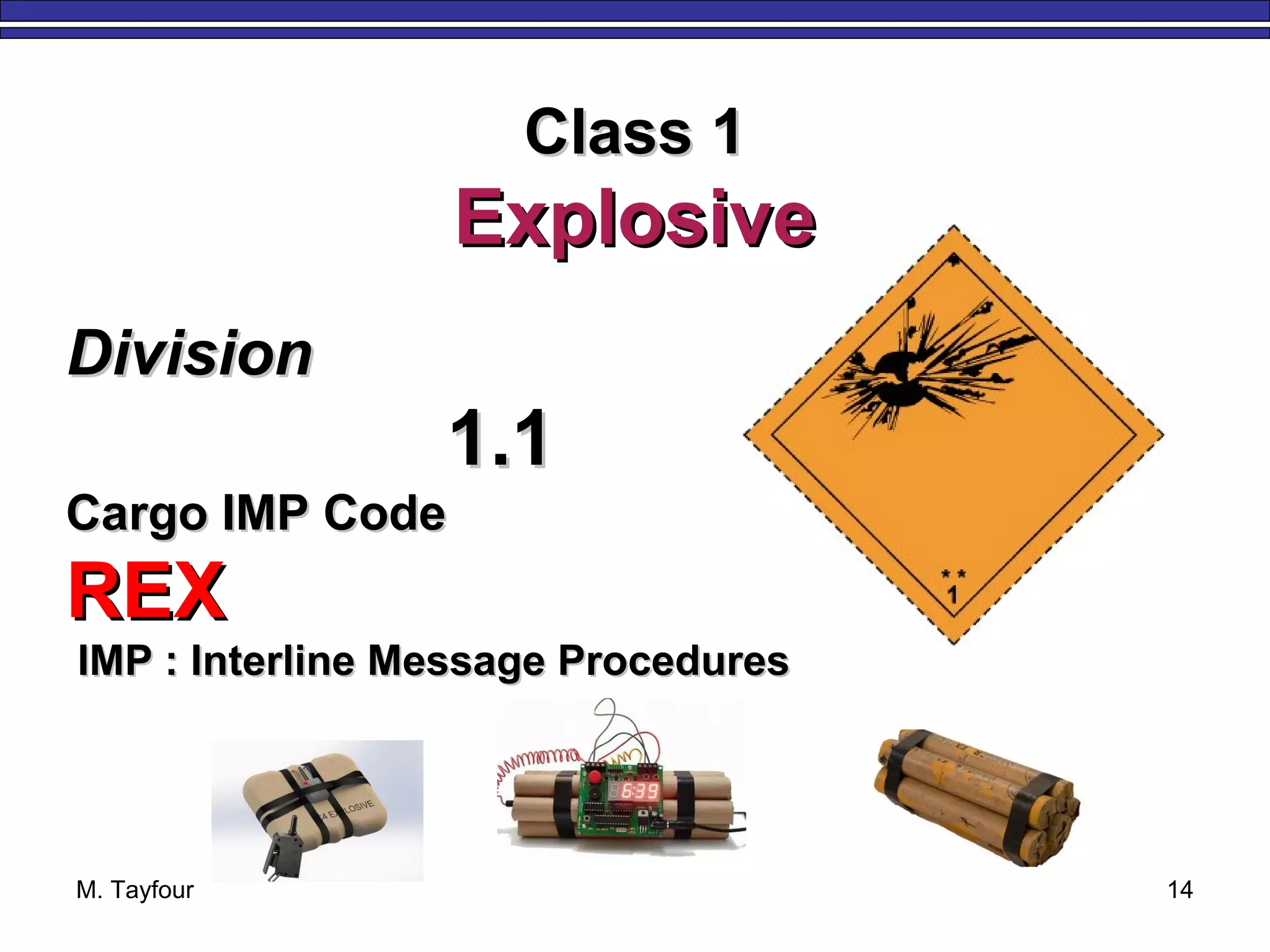 Section 3 IATA Classification | PPT