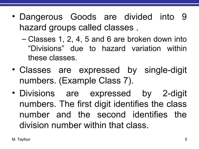 Section 3 IATA Classification | PPT | Chemistry | Science