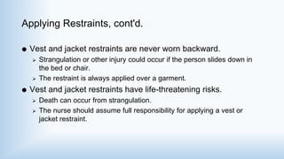 Section 3 restraint alternatives and safe restraint use-1 | PPTX
