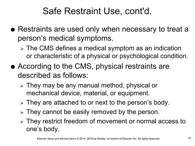 Section 3 restraint alternatives and safe restraint use | PPTX | First Aid | Injuries