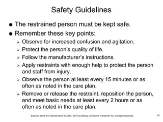 Section 3 restraint alternatives and safe restraint use | PPTX